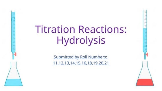IB Chemistry on Titration Curves between Acids and Bases | PPT