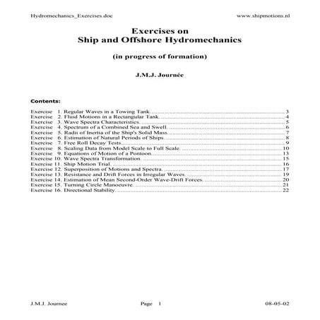 Hydromechanics exercises | PDF | Physics | Science