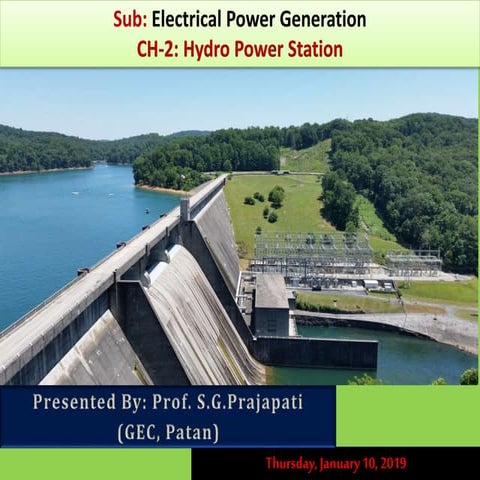 Hydro POWER PLANT | PPTX