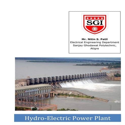 hydro-electricity project for BSC. students | PDF