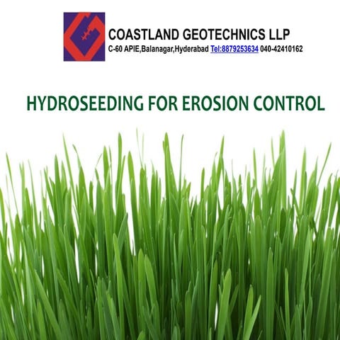 Hydroseeding for erosion control | PDF