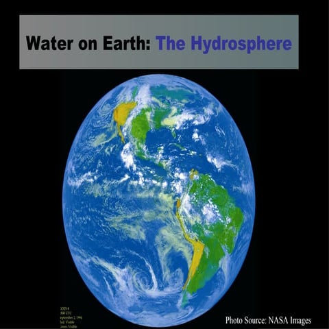 Introducing the Hydrosphere | PPT