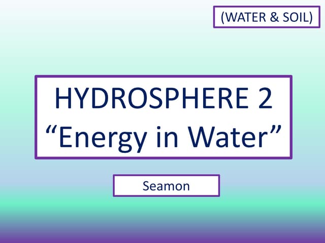 Biochem 1 water notes | PPTX