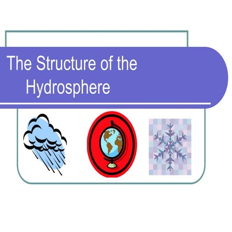 Hydrosphere notes | PPT