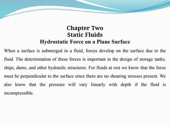 Lecture 4 - Fluid 1 - Hydrostatic Forces on Submerged Plane Surfaces.pdf