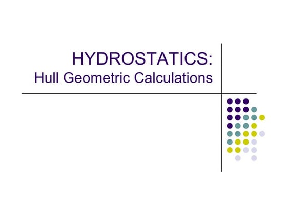 Hull form geometry | PDF | 3-D Graphics | Computer Software and Applications