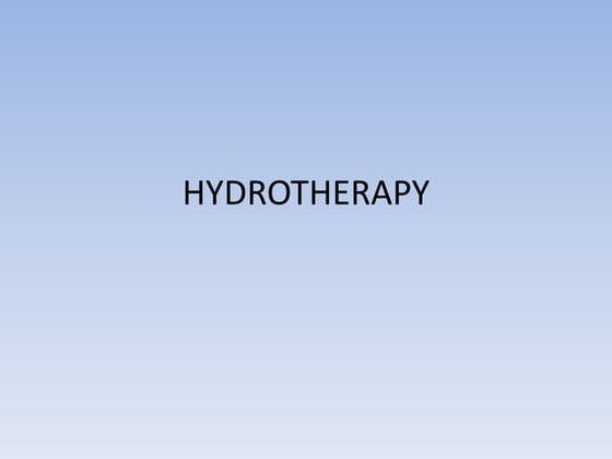 Hydrotherapy.pptx