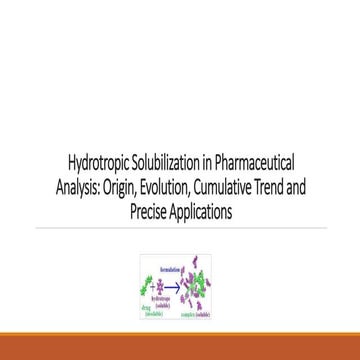 Hydrotropic Solubilization in Pharmaceutical.pptx