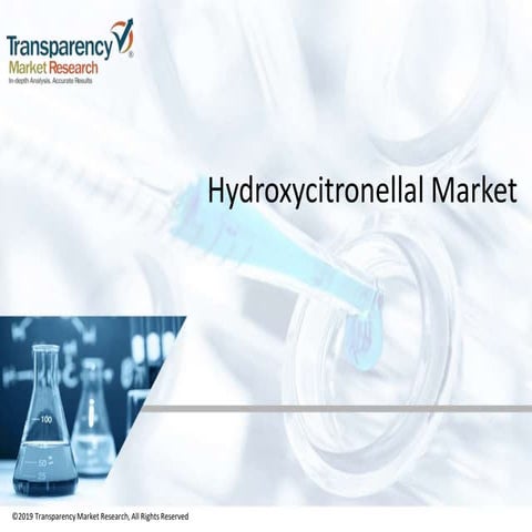 Hydroxycitronellal market | PDF