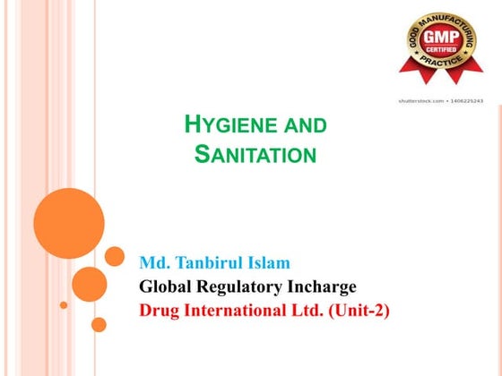 Hygiene & GMP Awareness Session | PPTX | Indoor Environmental Quality ...