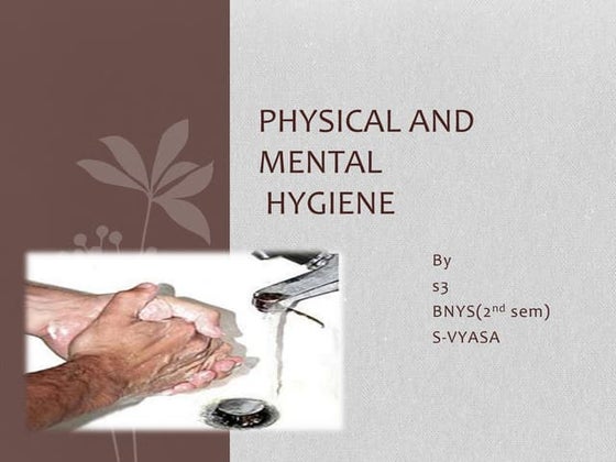 personal hygiene - presentation | PPTX