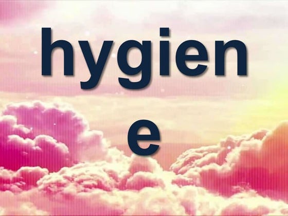 Personal hygiene Business Basics 101 | PPTX