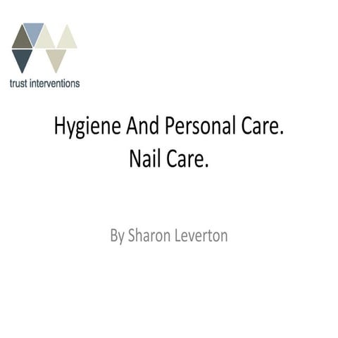 Hygiene and personal care and nails v1 | PPTX