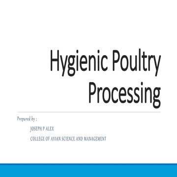 Dressing poultry | PPTX