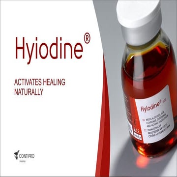 Hyiodine 2012 presentation for clinicians and nurses | PPT