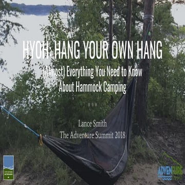 HYOH: Hang Your Own Hang | PDF | Camping | Travel Type