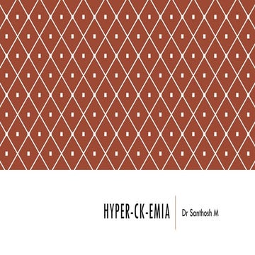 Hyper-CK-emia case presentation medicine | PPTX