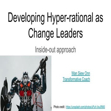 Hyper rational as change leaders | PPT