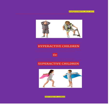 Hyperactive children magazine | DOCX | Brain and Nervous System ...