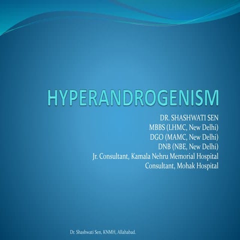 Hyperandrogenism | PPTX