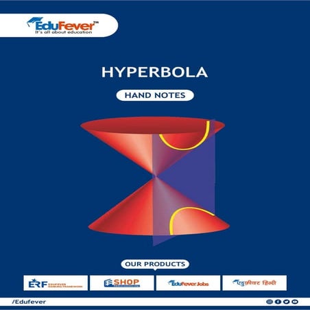 Hyperbola - Mathematics Handwritten Notes | PDF