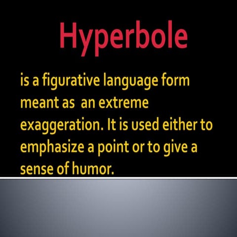 Hyperbole power point | PPTX