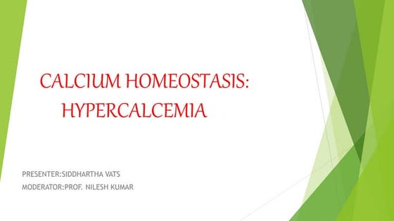 Hypocalcaemia | PPT
