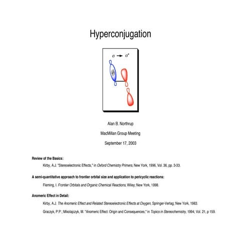 hyperconjugation notes of bsc chemistry | PDF
