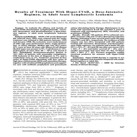 Hyper cvad description | PDF