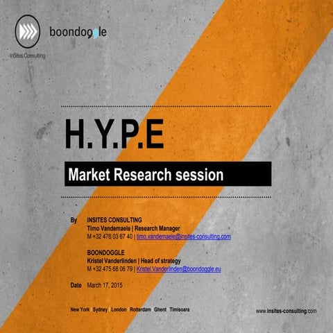 Hype research session 17/03/2015 | PPT