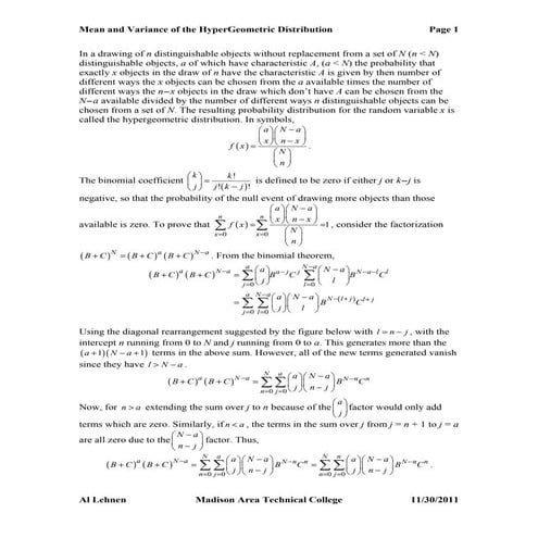 Hypergdistribution | PDF