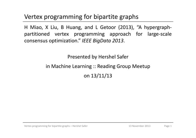Hypergraph For Consensus Optimization Pdf