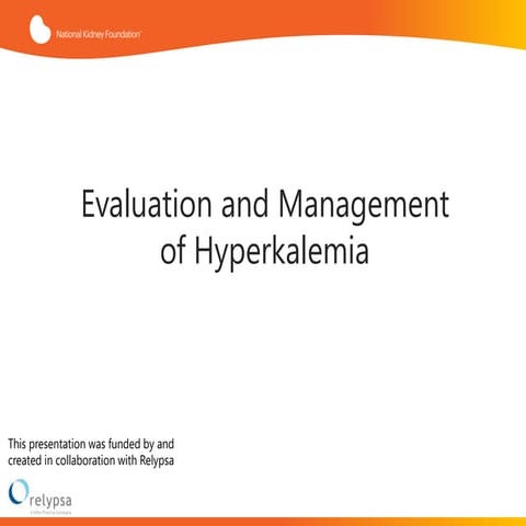 Hyperkalemia | PPTX
