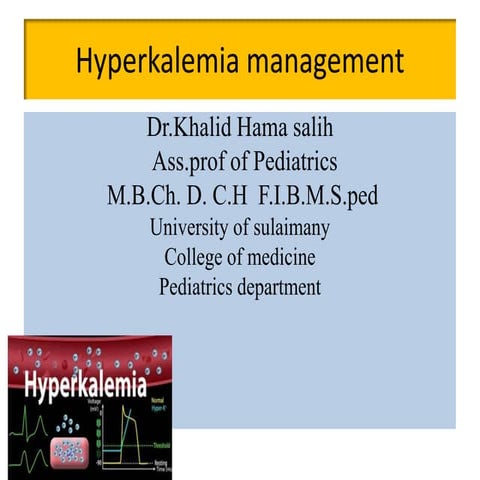 Hyperkalemia Continuous Renal Replacement Therapy (CRRT) Overview