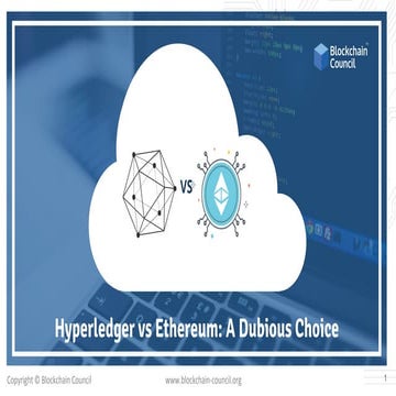 Hyperledger Vs Ethereum A Dubious Choice 1 Pdf Computer Networking Computing