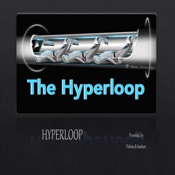 Hyperloop transportation system | PPT