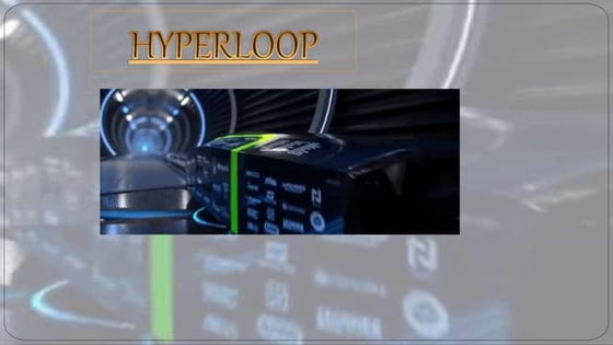Hyperloop ppt | PPTX