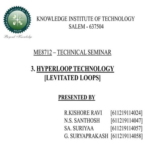 HYPERLOOP Implementation and plans .pptx