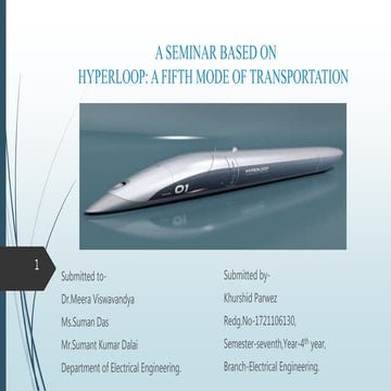 Hyperloop ppt | PPT