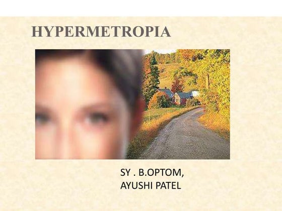 Hypermetropia | PPT