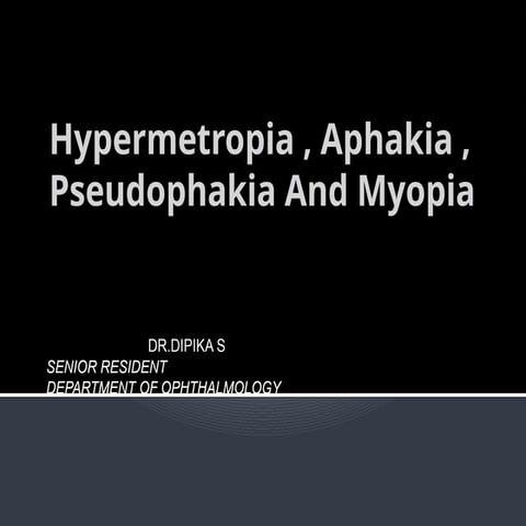 Hypermetropia, Myopia refractive errors.pptx