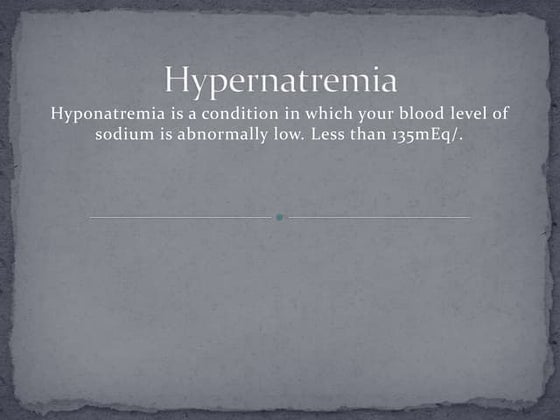 Dehydration | PPT
