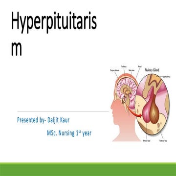 Hyperpituitarism.pptx for nursing studen | PPTX