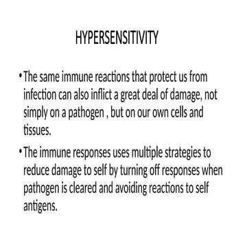 HYPERSENSITIVITY TYPES AND EXAMPLES OF EACH TYPE | PPTX