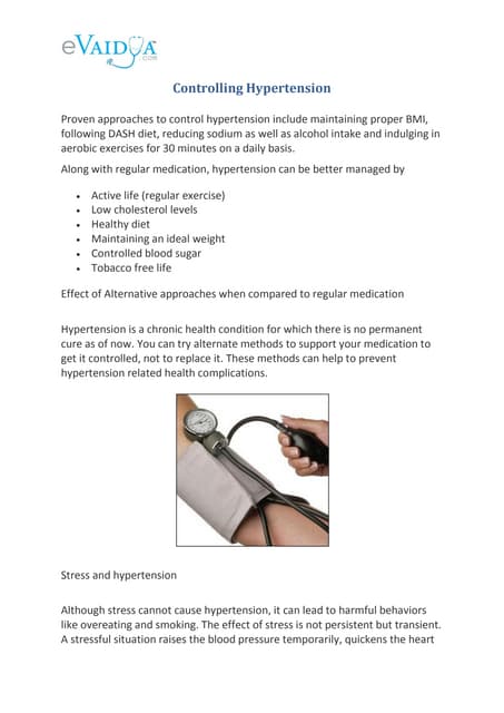 Understanding Hypertension Taking Control of Your Blood Pressure.pptx