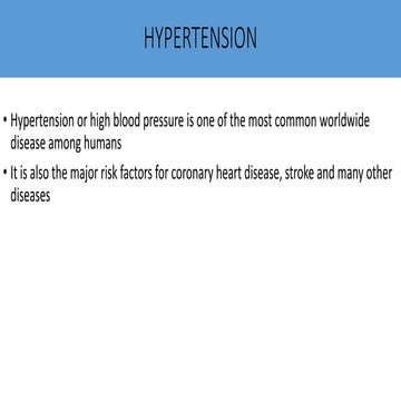 High Blood Pressure | PPT