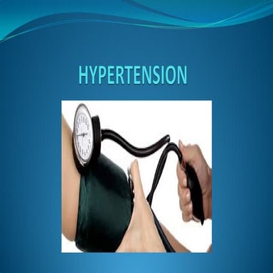 Hypertension - Classification of HTN | PDF
