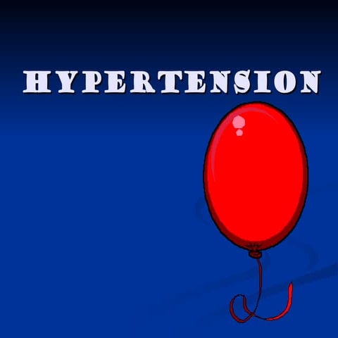 HYPERTENSION and classification and pathology | PPT