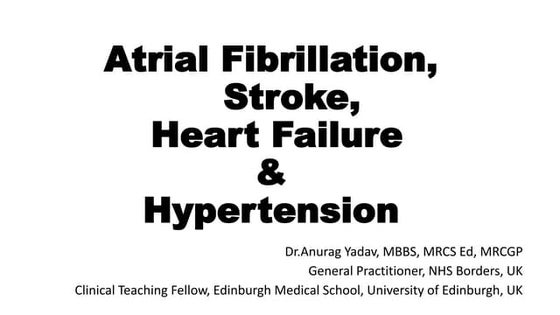 Atrial fibrillation | PPT