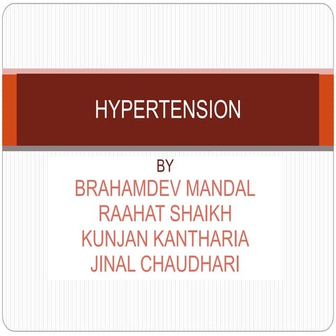 Hypertension | PPT